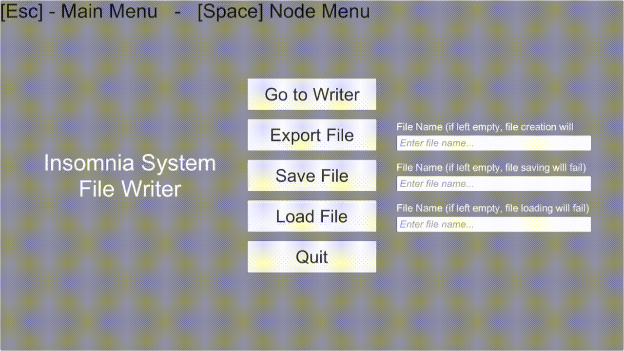 GitHub - nutntubear/InsomniaDialogueSystem: An open source, node-based customizable dialogue ...